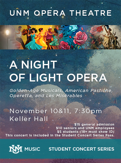 A Night of Light Opera | UNM Ticketing Services
